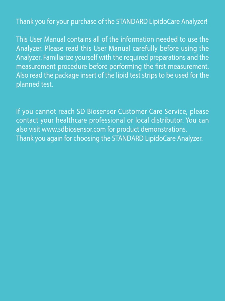 CONFIRMED-LipidoCare User-Manual L21LC2ENR9 20200819 | PDF | High ...