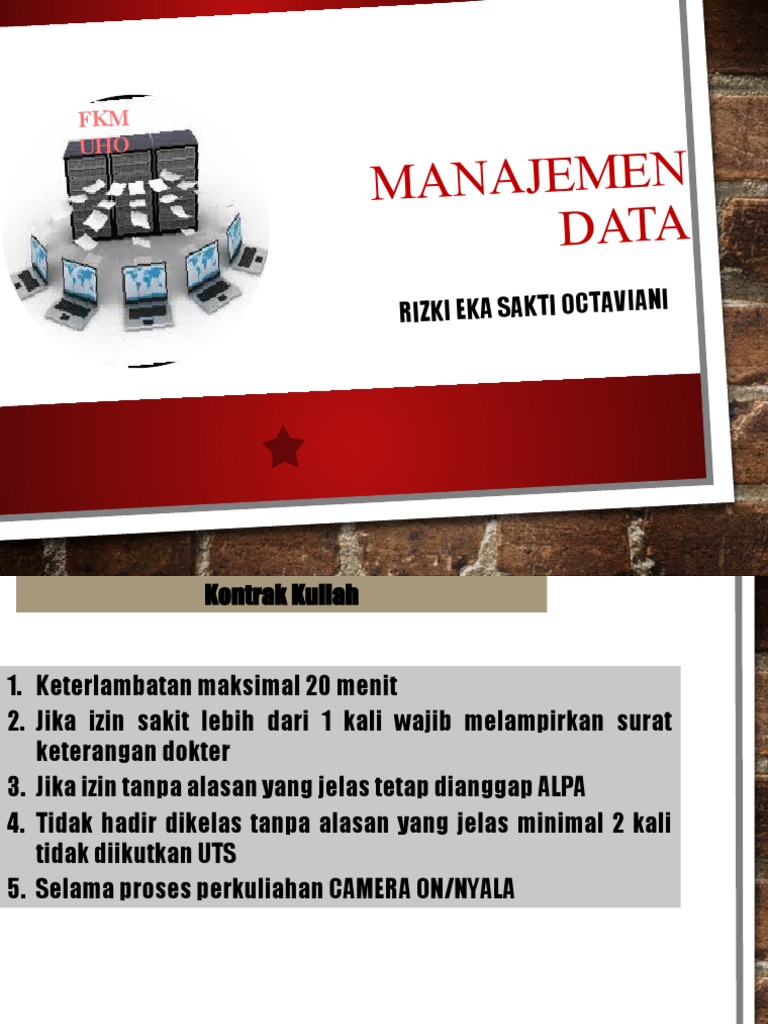 1-MANAJEMEN DATA 1a-1 | PDF