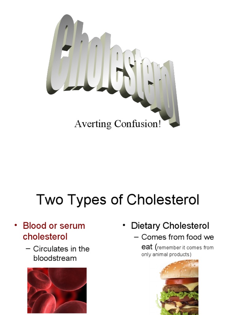Understanding Cholesterol Types and Effects | PDF