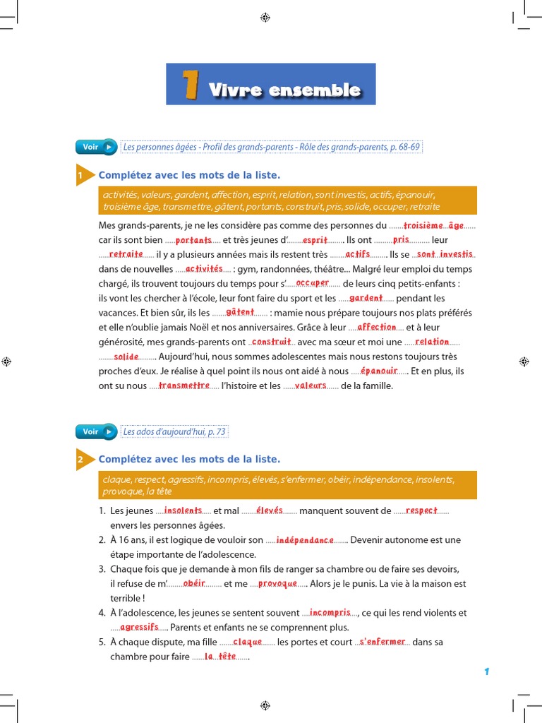 Delf Ado B1 | PDF | Malbouffe | Obésité