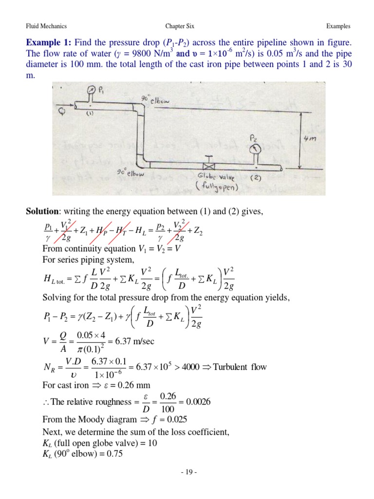 (Chapter 6) Examples PDF | PDF | Fluid Dynamics | Pump