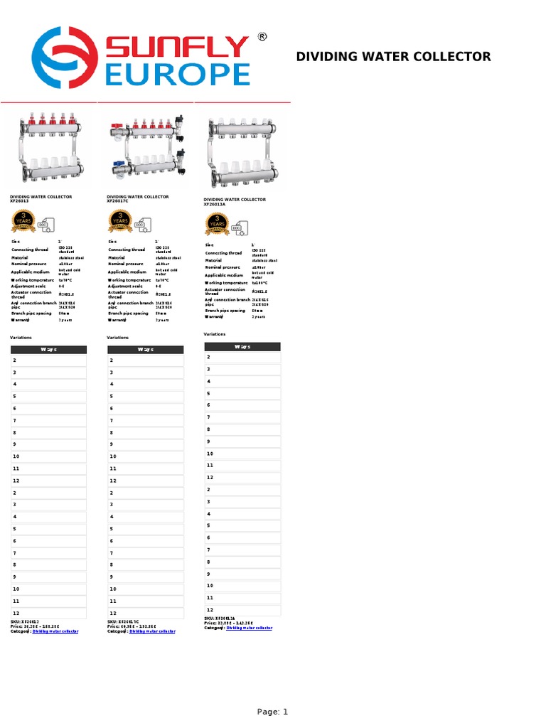 Dividing Water Collector | PDF | Pipe (Fluid Conveyance) | Water