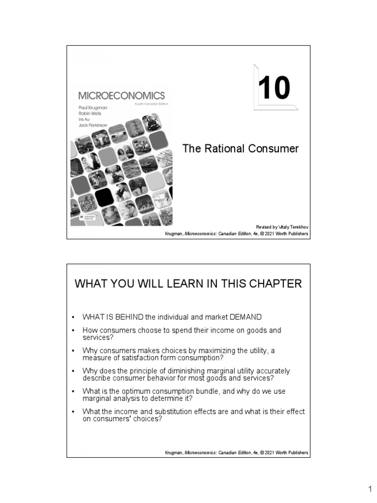 CH 10 | PDF | Utility | Microeconomics