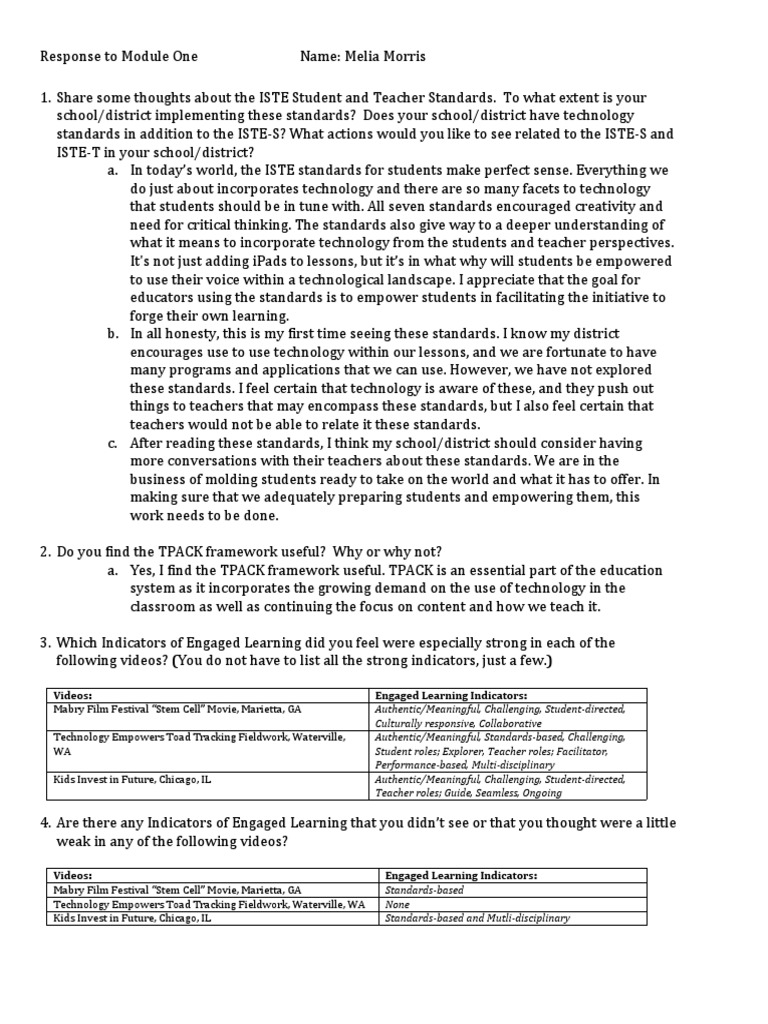 M1 Questions REV SP23 | PDF | Learning | Teachers
