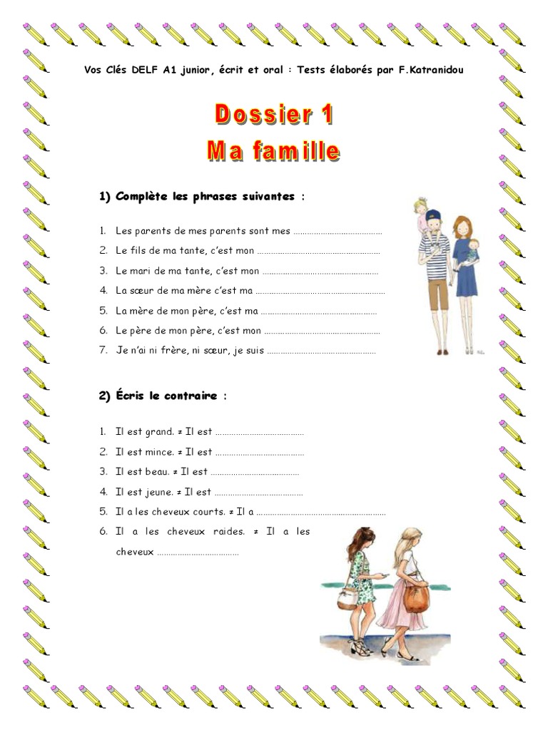 Clés DELF A1 : Écrit et Oral | PDF