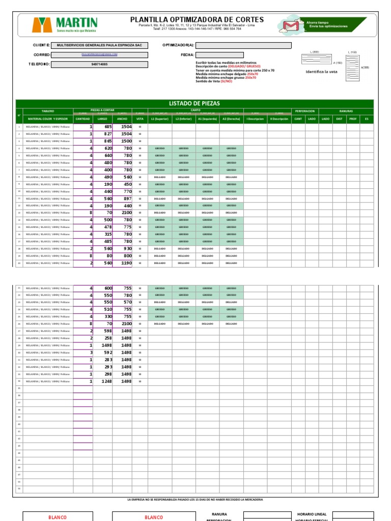 Plantilla Opti | PDF