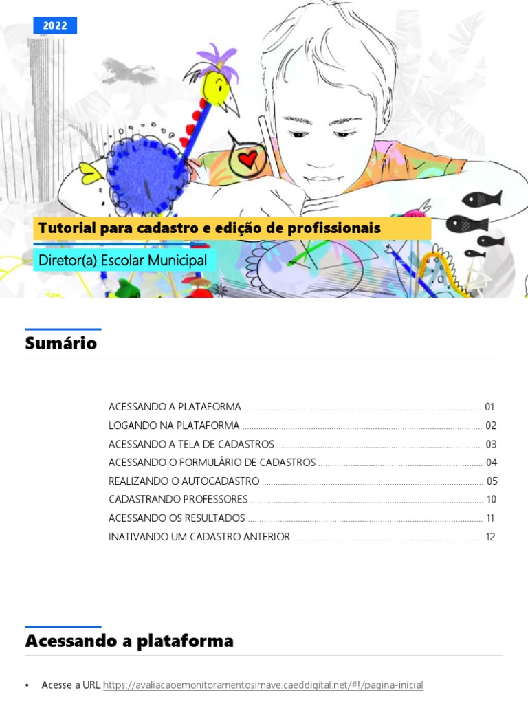 SIMVAR - Tutorial para Cadastro e Edição de Diretor MUNICIPAL PDF | PDF ...