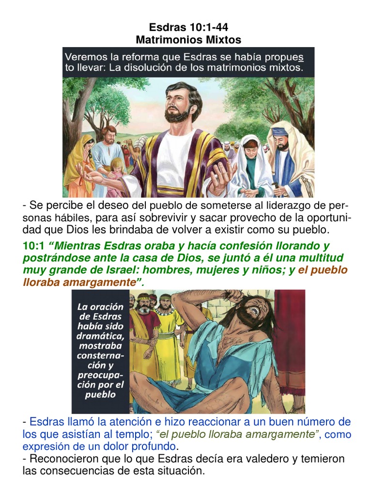 Esdras 10 | PDF | Ezra | Pecado