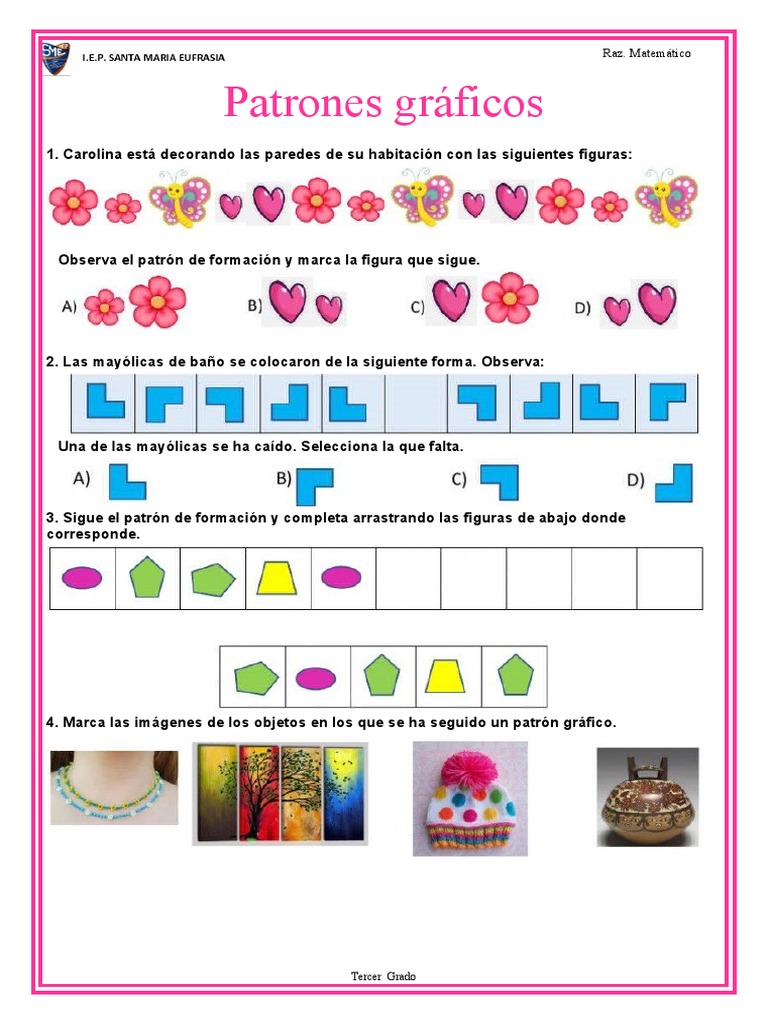 Patrones Graficos 3ero | PDF