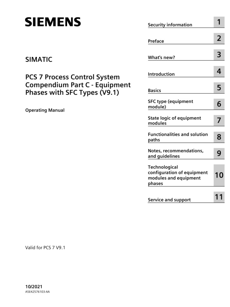 pcs7 - Compendium - SFC Types | PDF | Documentation | Personal Computers