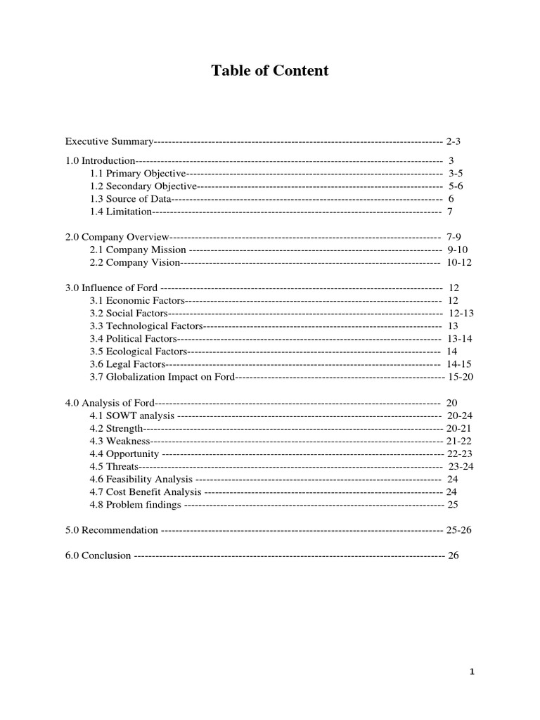 FORD Motor Company | PDF | Ford Motor Company | Corporate Social ...