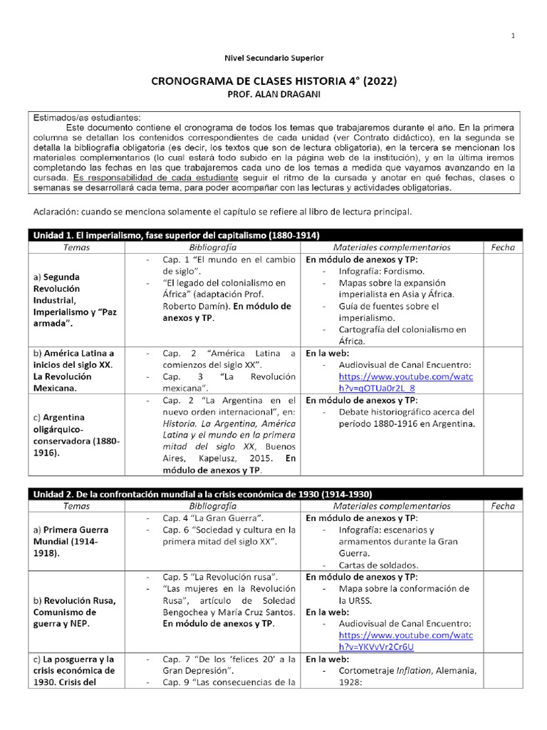 Historia 4° | PDF