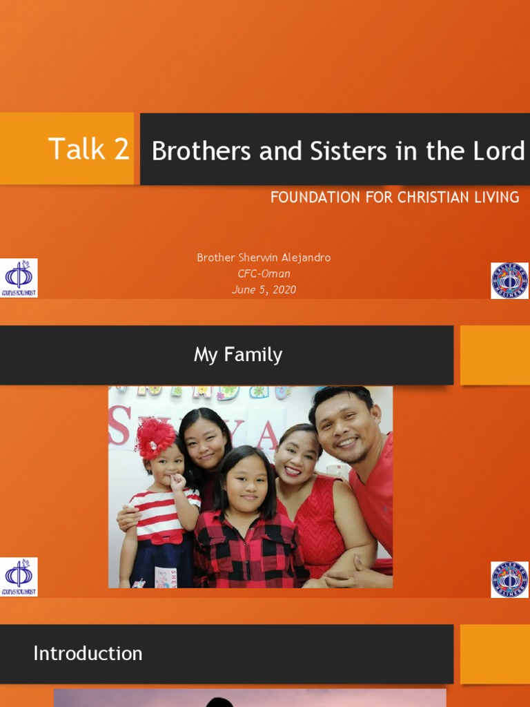 Brotherhood in Christ: A Spiritual Bond | PDF | Jesus | Systematic Theology