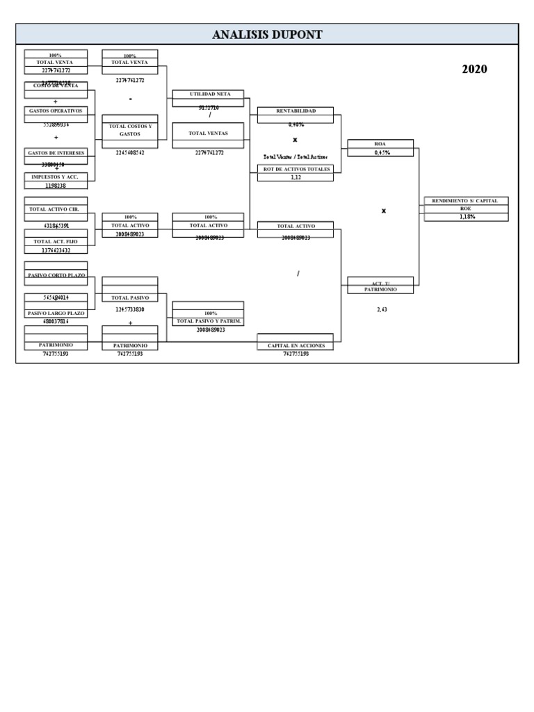 Análisis Dupont - Pil Andina | PDF