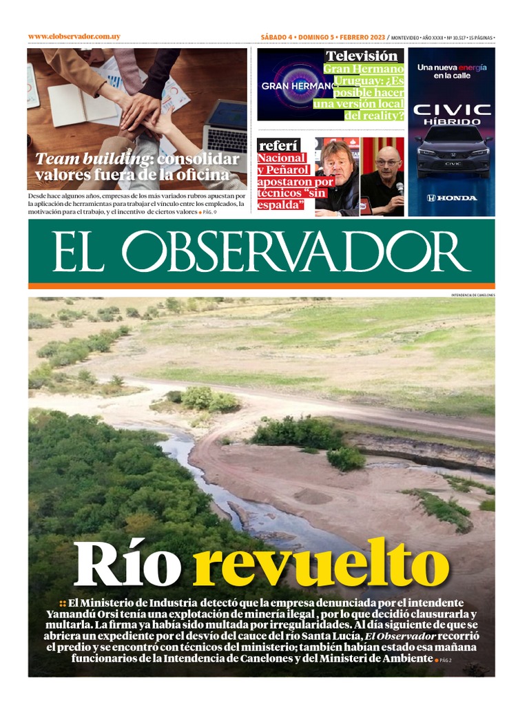 El Observador | PDF | Uruguay | Minería