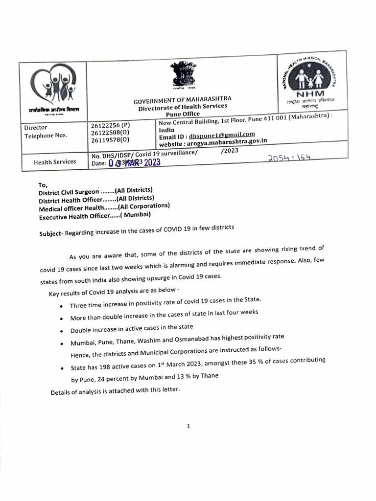 Covid Preparation Letter PDF | PDF | Surveillance | Intensive Care Unit