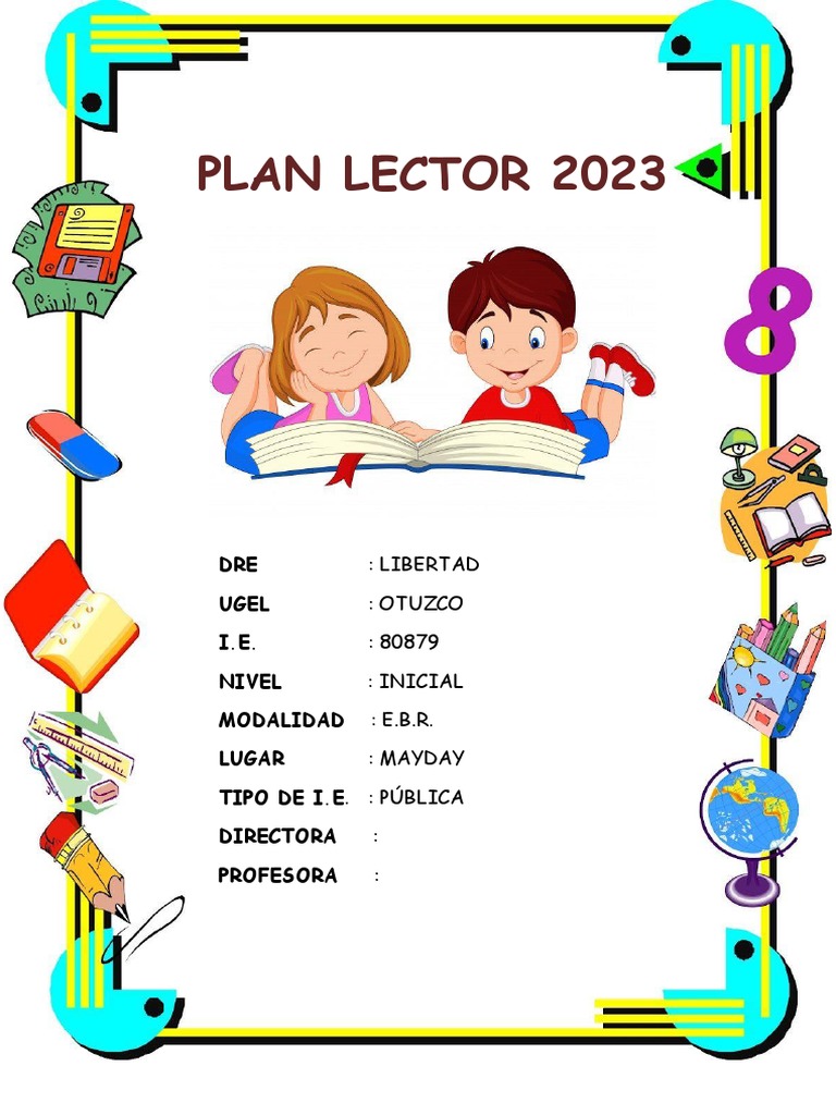 PLAN LECTOR 2023 5 Años | PDF | Cognición | Neurociencia