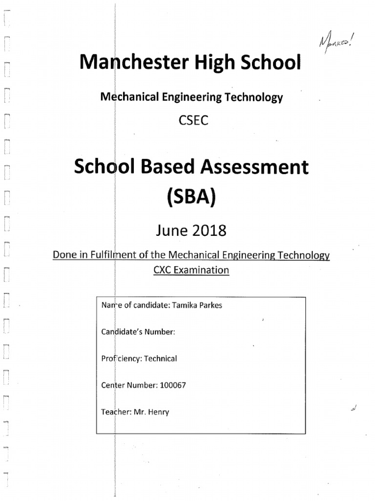 Mech Tech Sba PDF | PDF