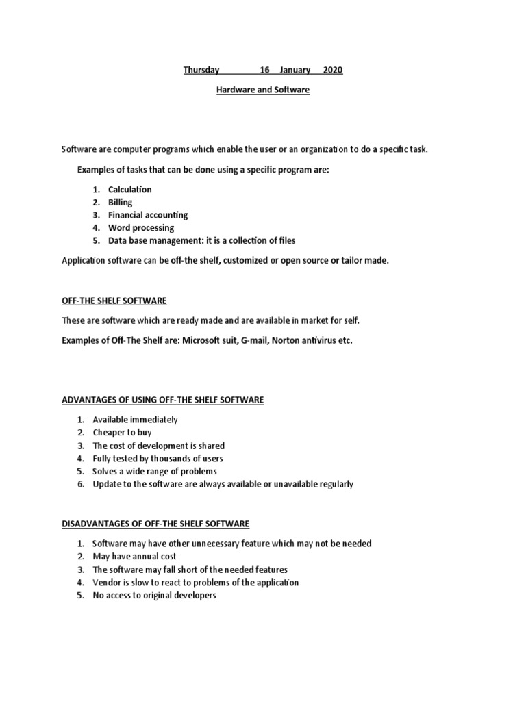 Computer Science Notes Pdf 