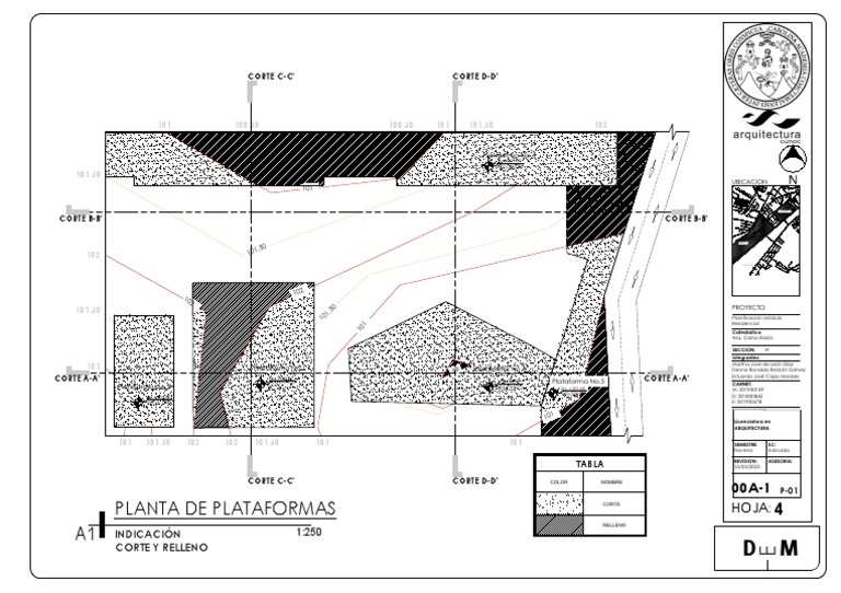 Planos de Plataformas Arquitectónicas | PDF
