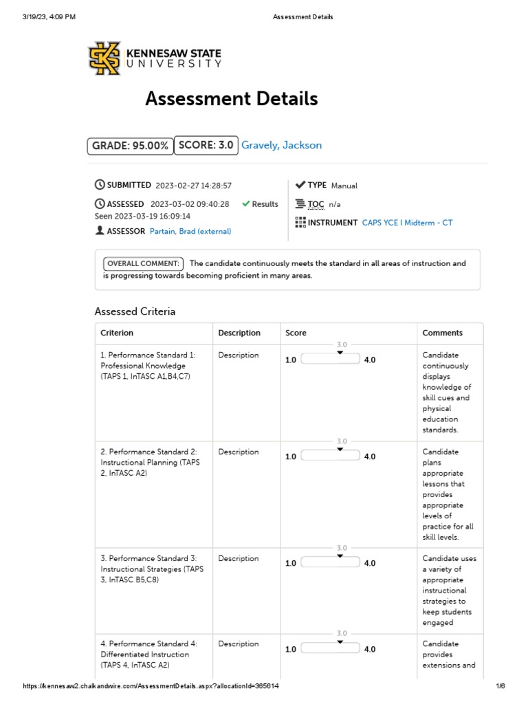 Caps CT Assessment | Download Free PDF | Communication | Behavior ...
