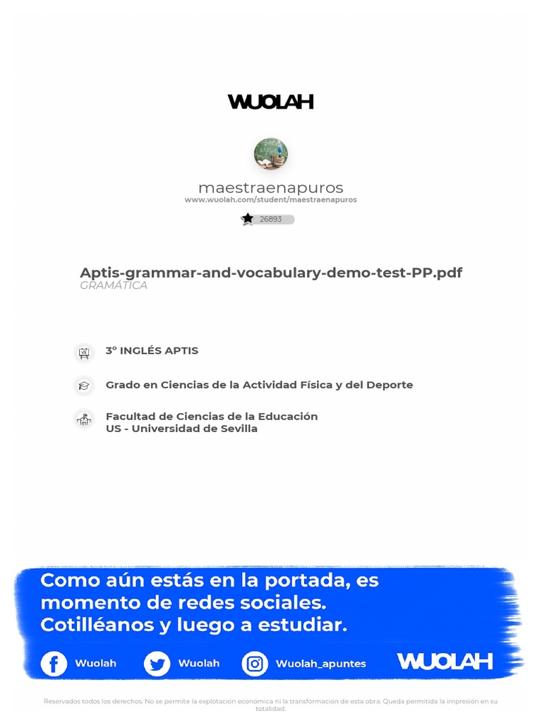 NOTAS-Aptis-grammar-and-vocabulary-demo-test-PP | PDF