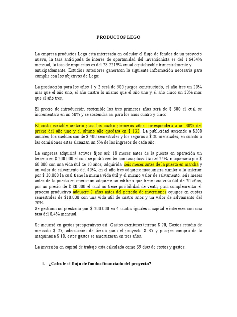 Lego 2 | PDF | Inversiones | Precios