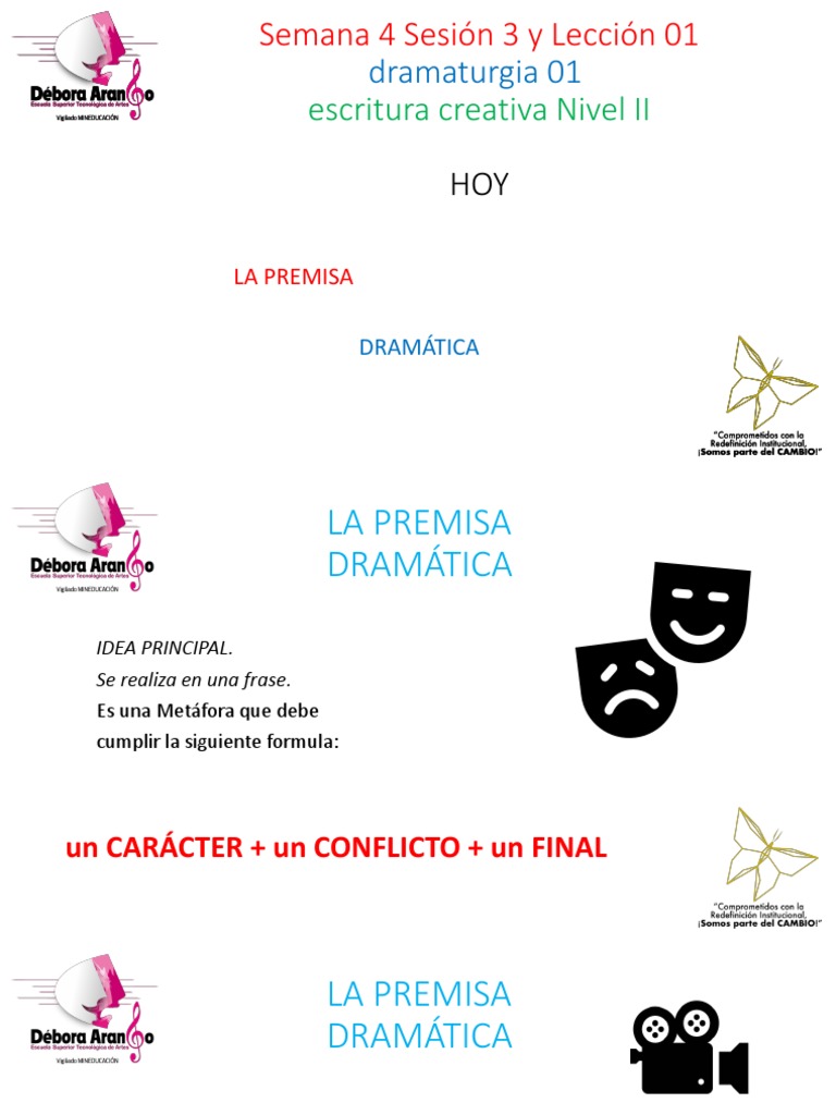 Premisa Dramática: Claves y Ejercicios | PDF