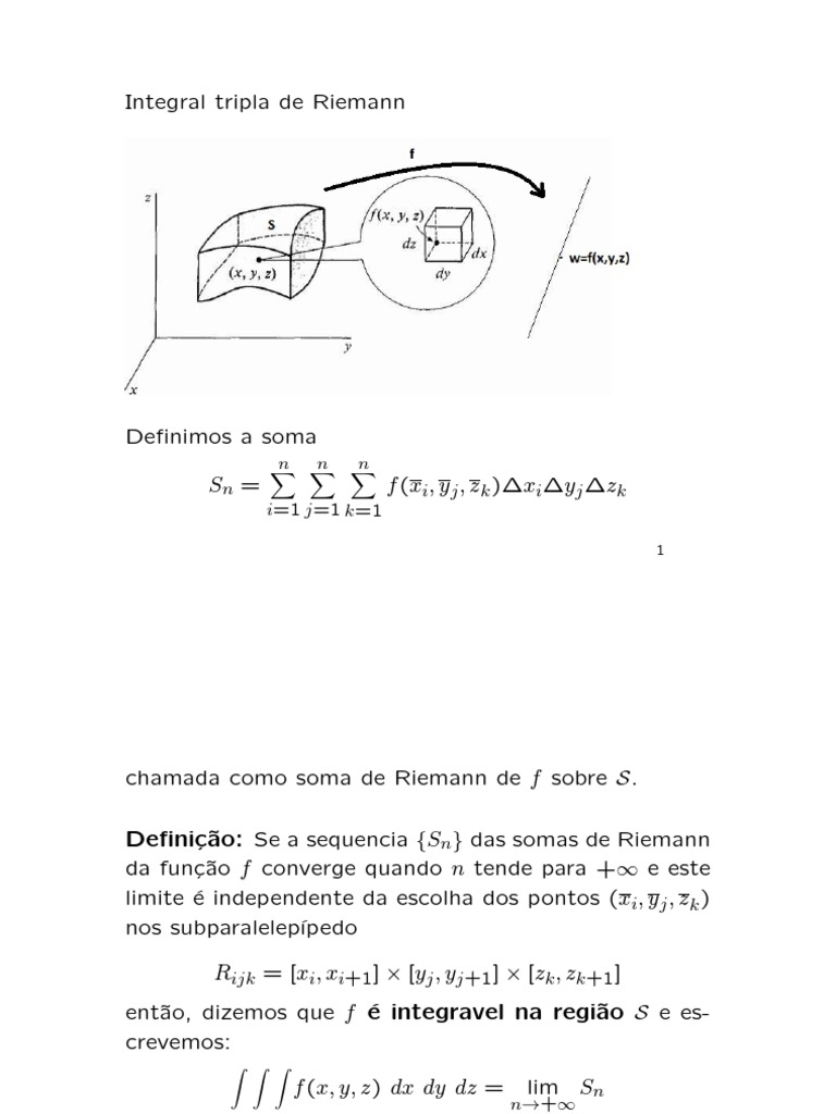 Slides (Integral Tripla) | PDF | Integrante | Análise