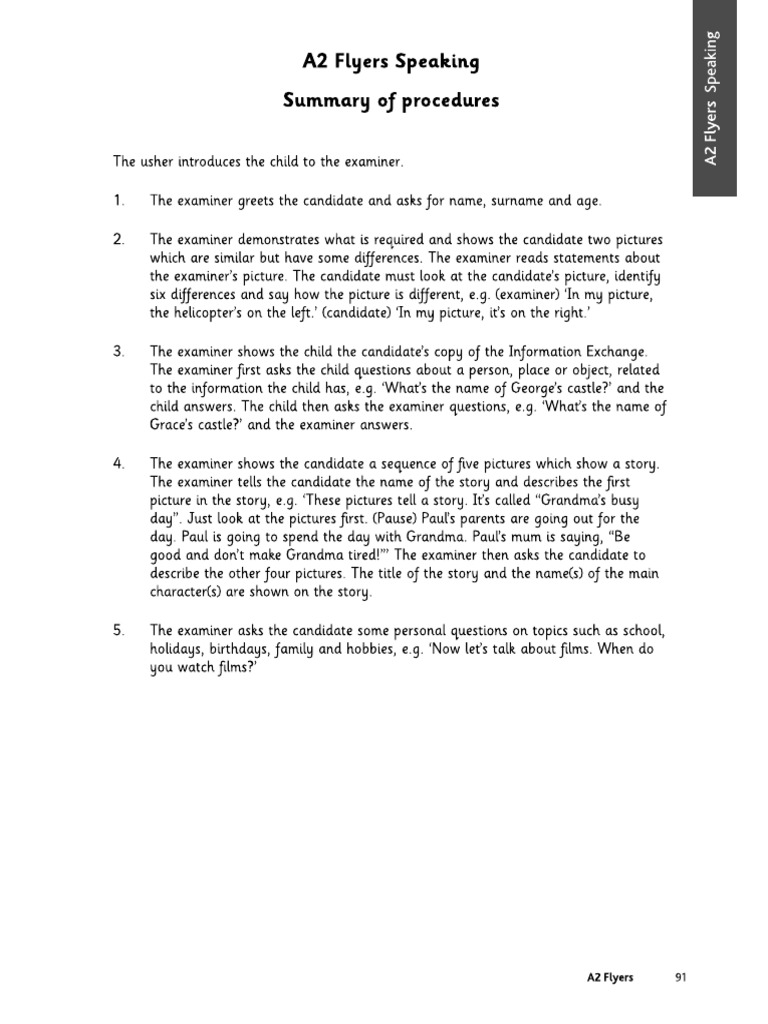 Flyer Speaking | PDF