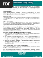 Vestibular Rehab: BBQ Roll Exercise Guide | PDF