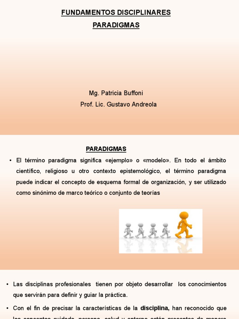 Paradigmas en la Enfermería Moderna | PDF | Paradigma | Enfermería