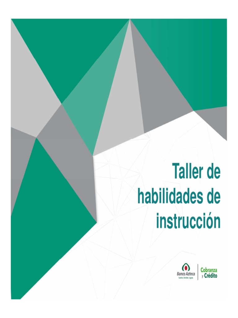 Manual Del Instructor PDF | PDF | Aprendizaje | Evaluación