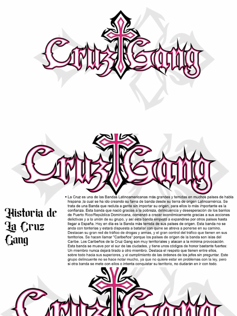 La Cruz Gang Distraidos | PDF