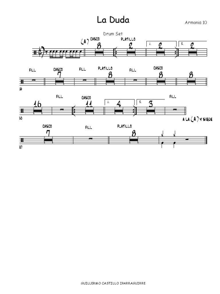 La Duda - Banda PDF | PDF