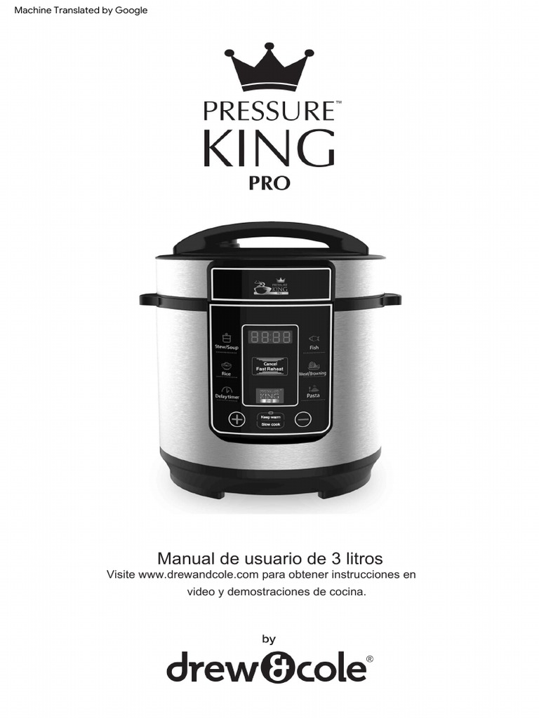 Manual Corto | PDF | Cocción a presión | Enchufes y tomas de corriente alterna