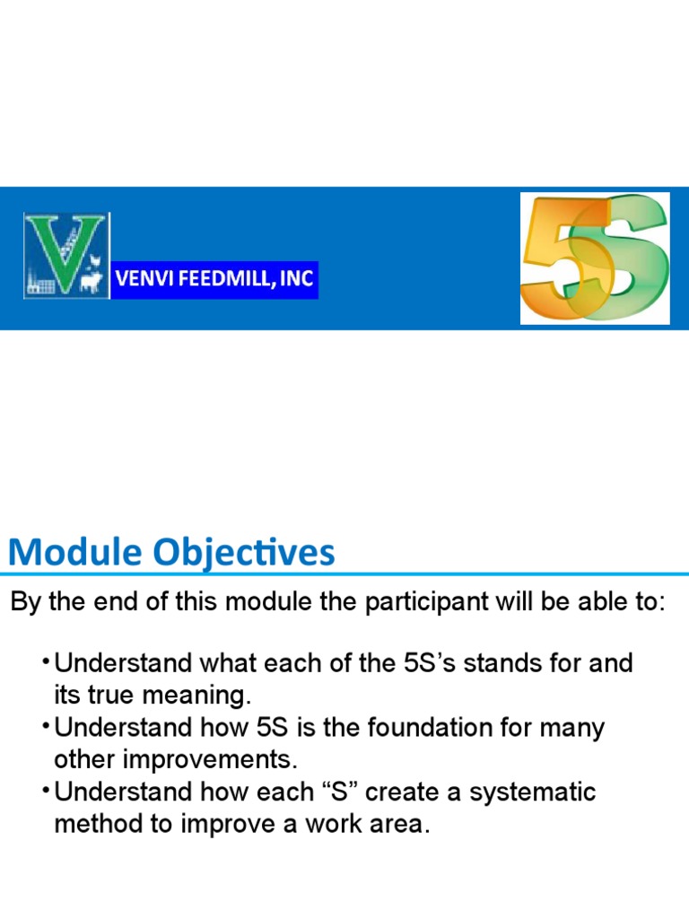 5s Training Materials | PDF | Standardization | Computer File