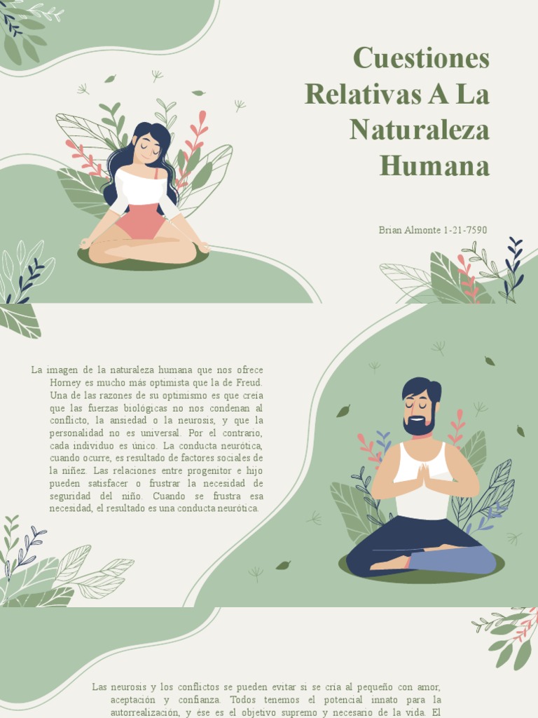 Cuestiones Relativas A La Naturaleza Humana | PDF