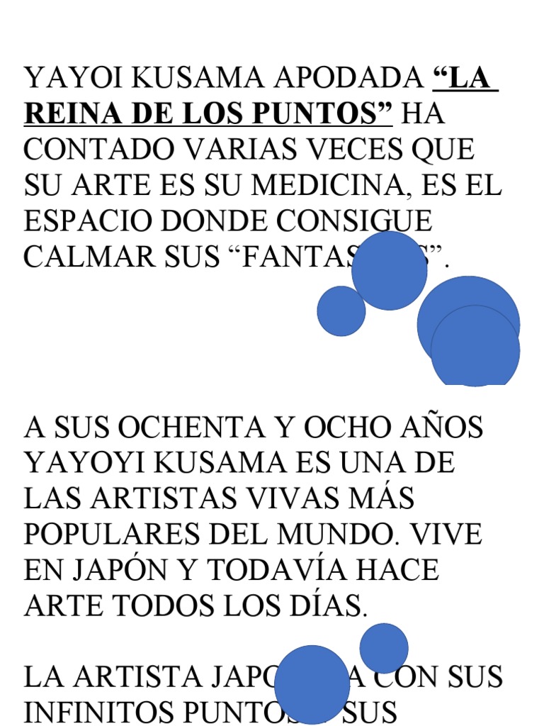 Yayoi Kusama | PDF