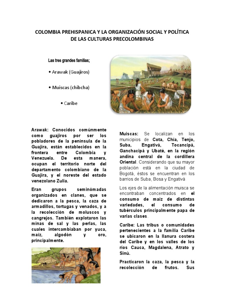 Las Tres Grandes Familias | PDF | Colombia | Cultura de las Americas