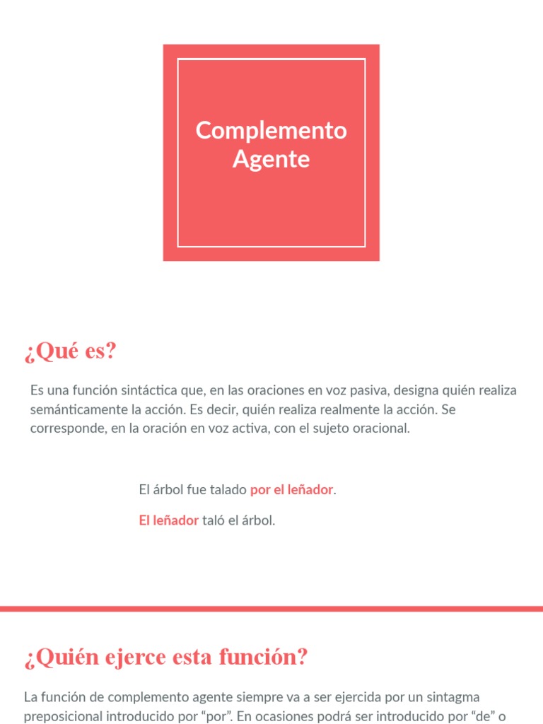 Complemento Agente | PDF