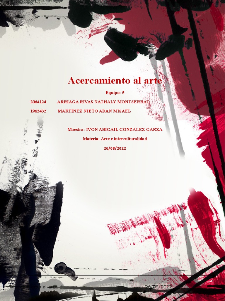 Acercamiento Al Arte | PDF | Estética | Experiencia