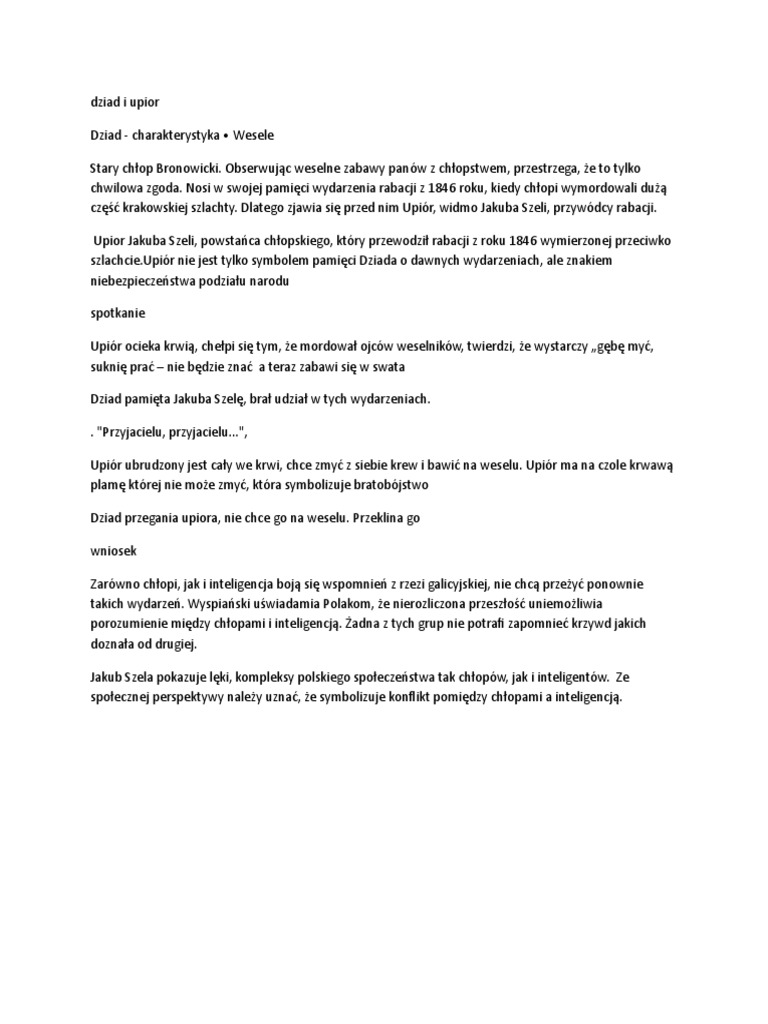 Dziad I Upior | PDF