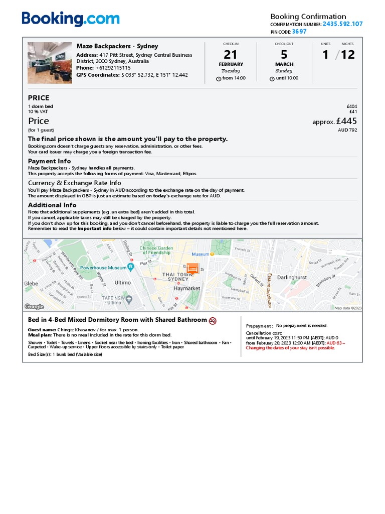 Hotel Booking PDF | PDF | Payments