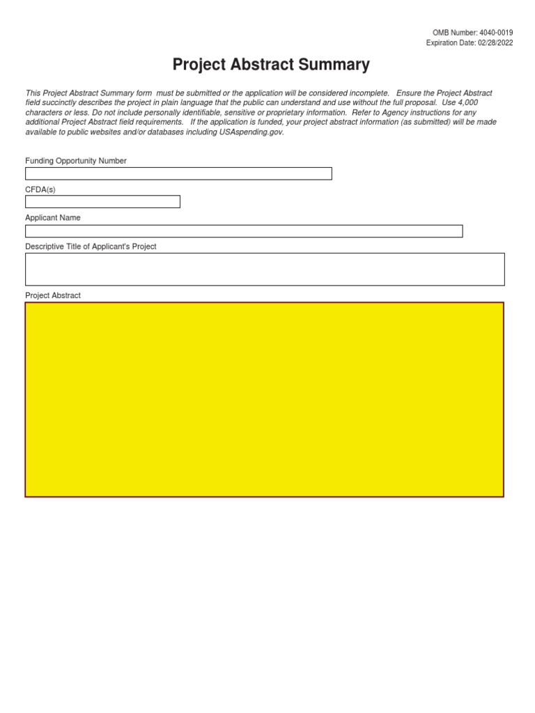 Project - AbstractSummary - 2 - 0-V2.0 SAMHSA | PDF