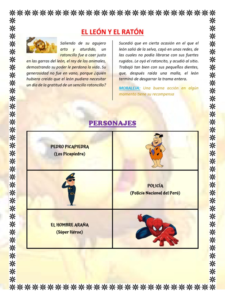 El León y El Ratón | PDF