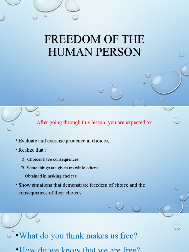 Understanding Human Freedom and Choices | PDF