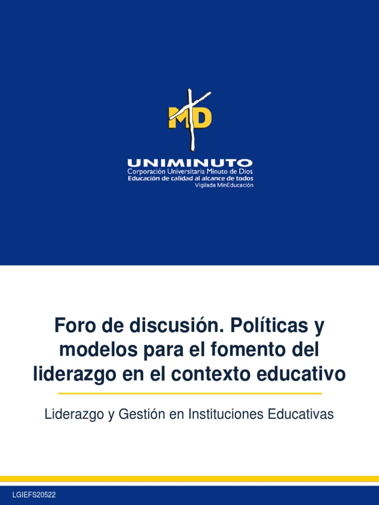 LGIE Foro S2 | PDF | Aprendizaje