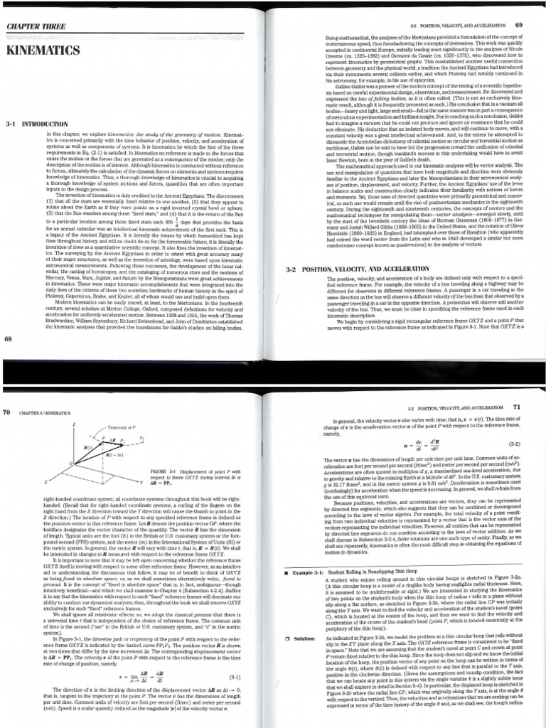 Fundamentals of Applied Dynamics Chapter 3 | PDF