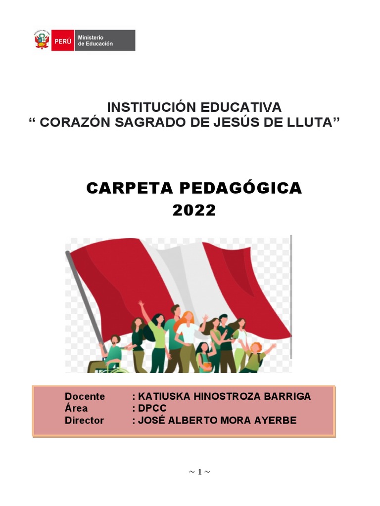 Carpeta Pedagógica DPCC 1 y 2 | PDF | Evaluación | Aprendizaje